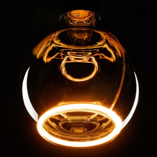 Segula LEDlamp | E27 | 8W | LED Floating Globe 125 smokey black 2000K ...